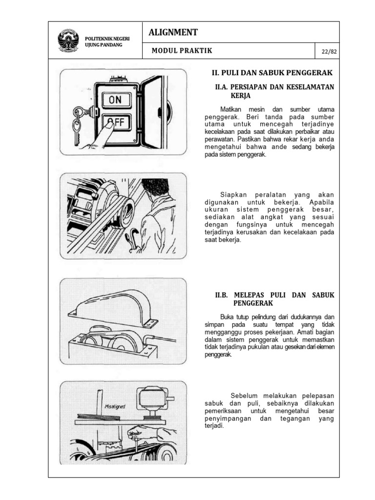 Modul Praktik Puli dan Sabuk | PDF
