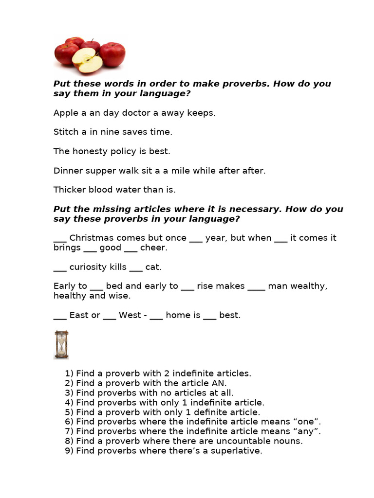 Proverbs and Sayings | PDF | Language Arts & Discipline | Foreign Language Studies