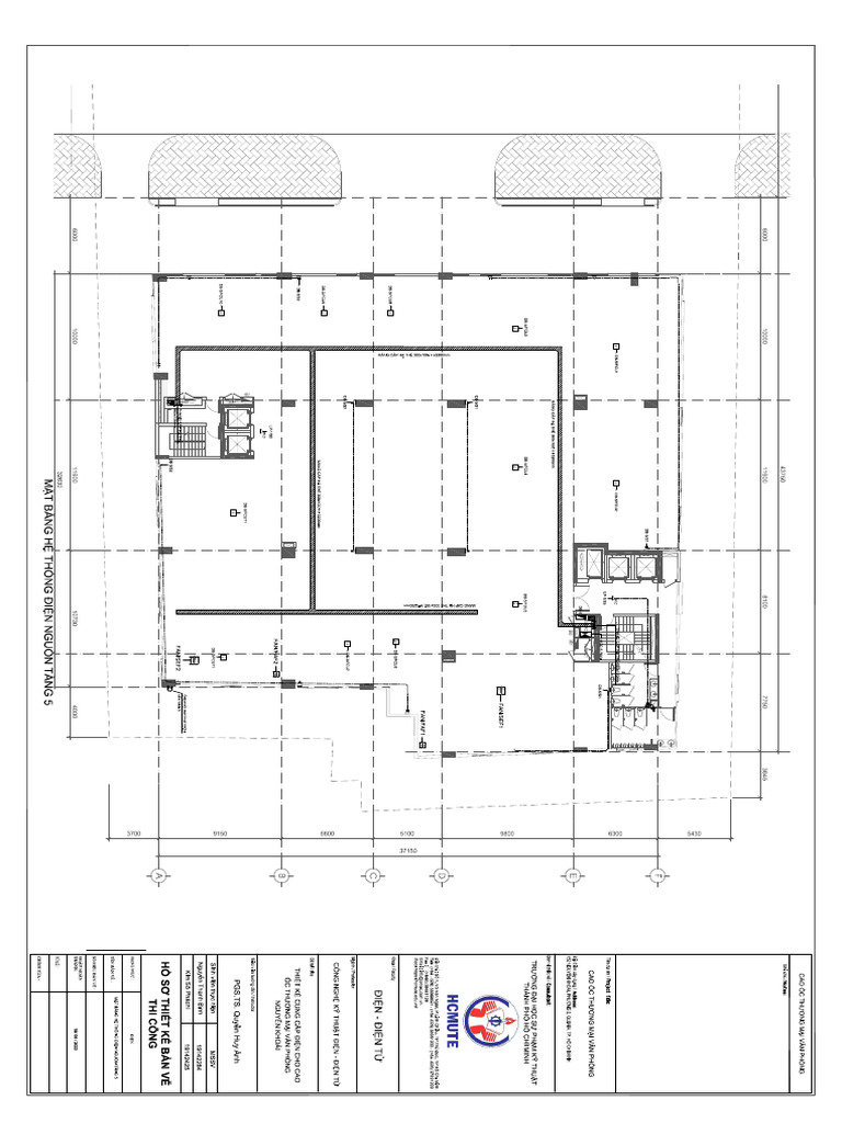 E-207 - Mat Bang He Thong Dien Nguon - Tang 5 E-207 | PDF