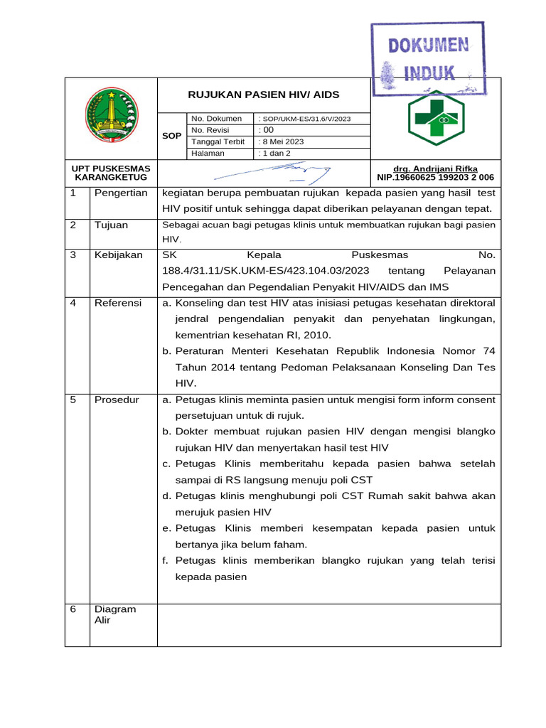 Rujukan Pasien Hiv | PDF | Pengembangan Diri | Kesehatan Holistik