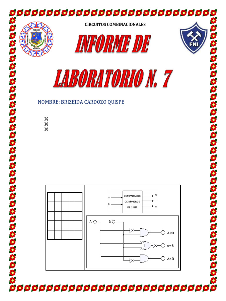 Informe 7 Computadores | PDF | Poco | Ingenieria Eléctrica