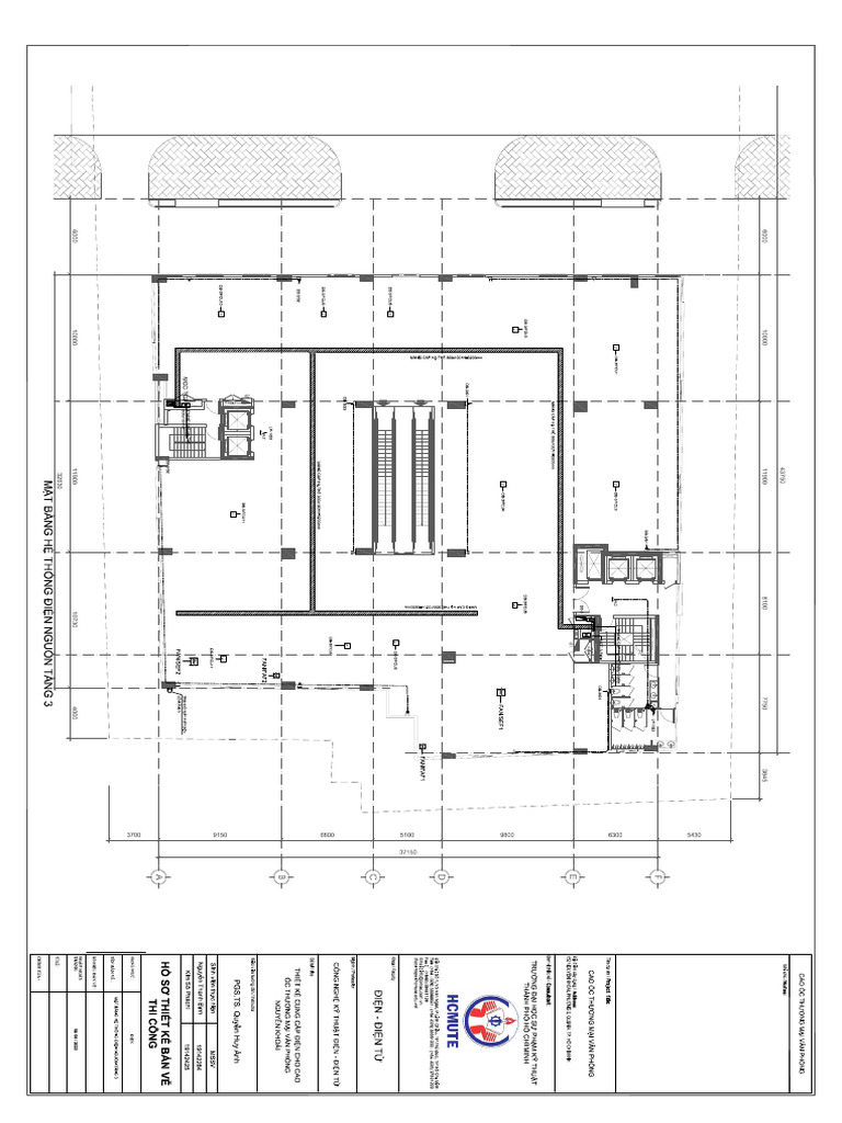 E-205 - Mat Bang He Thong Dien Nguon - Tang 3 E-205 | PDF