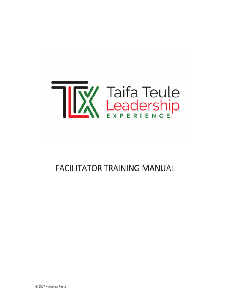TLX Training Manual - Week 1 | PDF