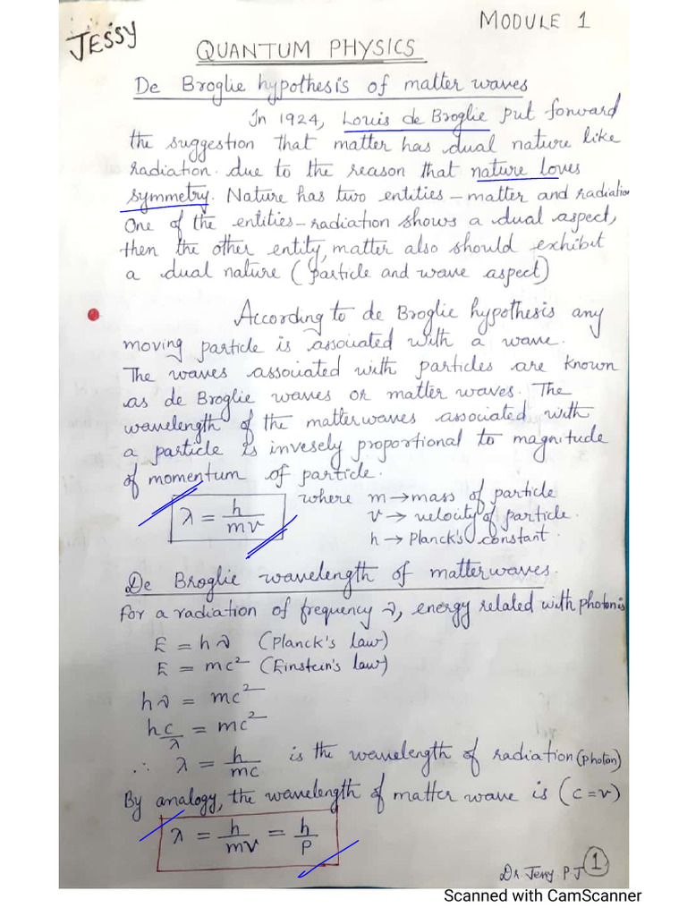 Quantum Physics-1 | PDF