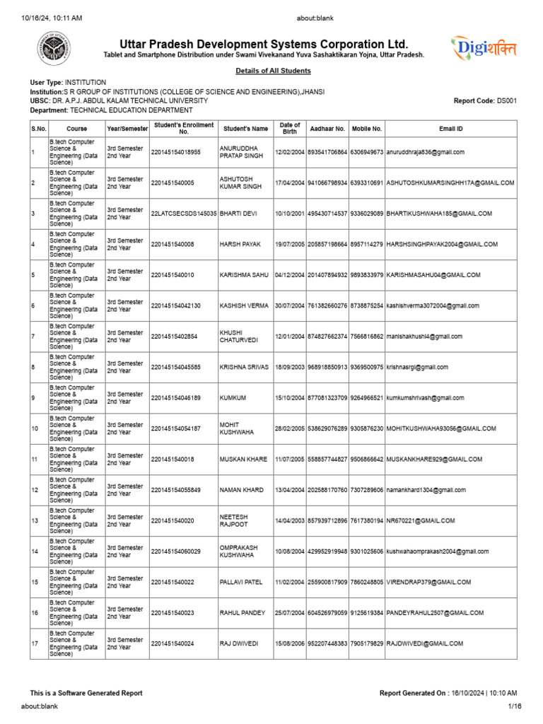 Digishakti Tablet Data 2023 | PDF | Engineering | Computing