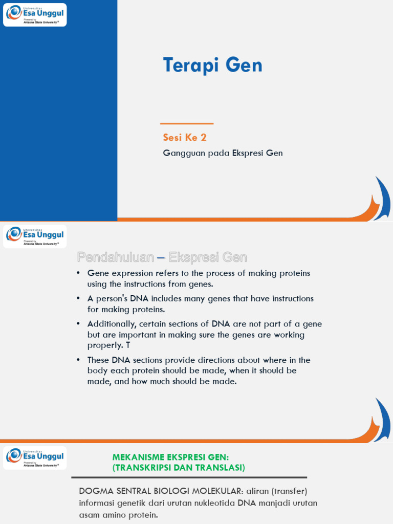 Terapi Gen - Pertemuan 2 | PDF | Genetic Disorder | Genetics