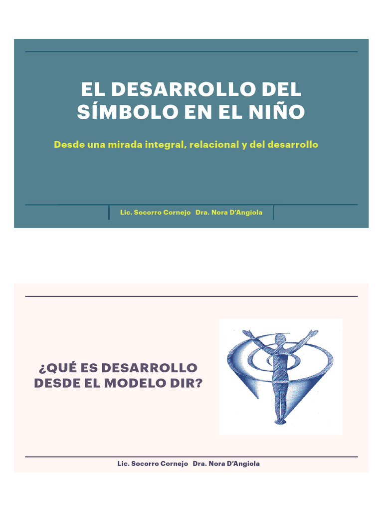 Desarrollo del Símbolo en Niños | PDF | Las emociones | Los símbolos