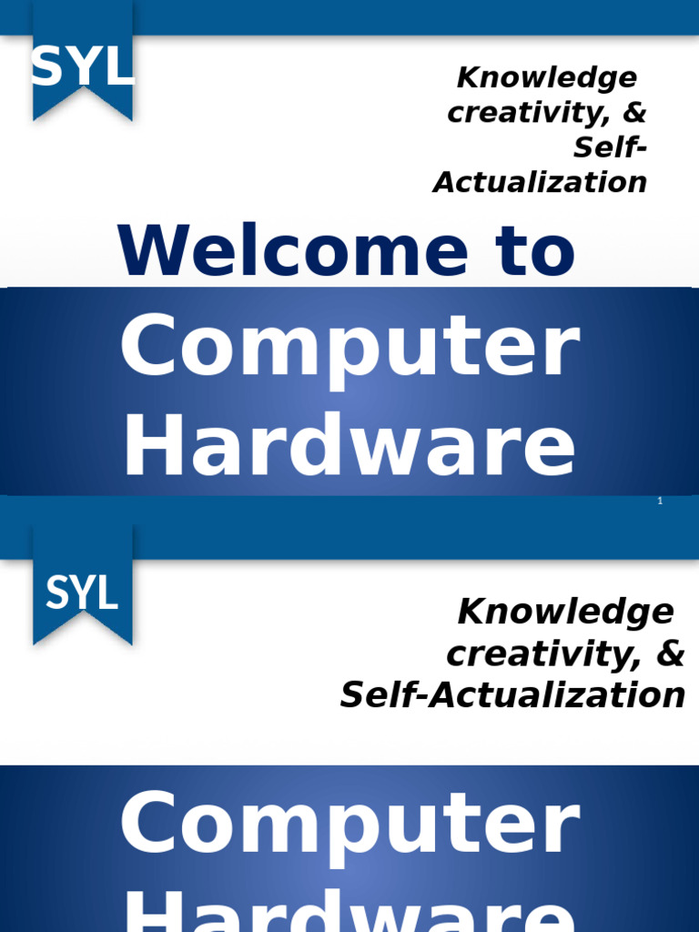 chapter 1 hardware | PDF | Computer Hardware | Input/Output