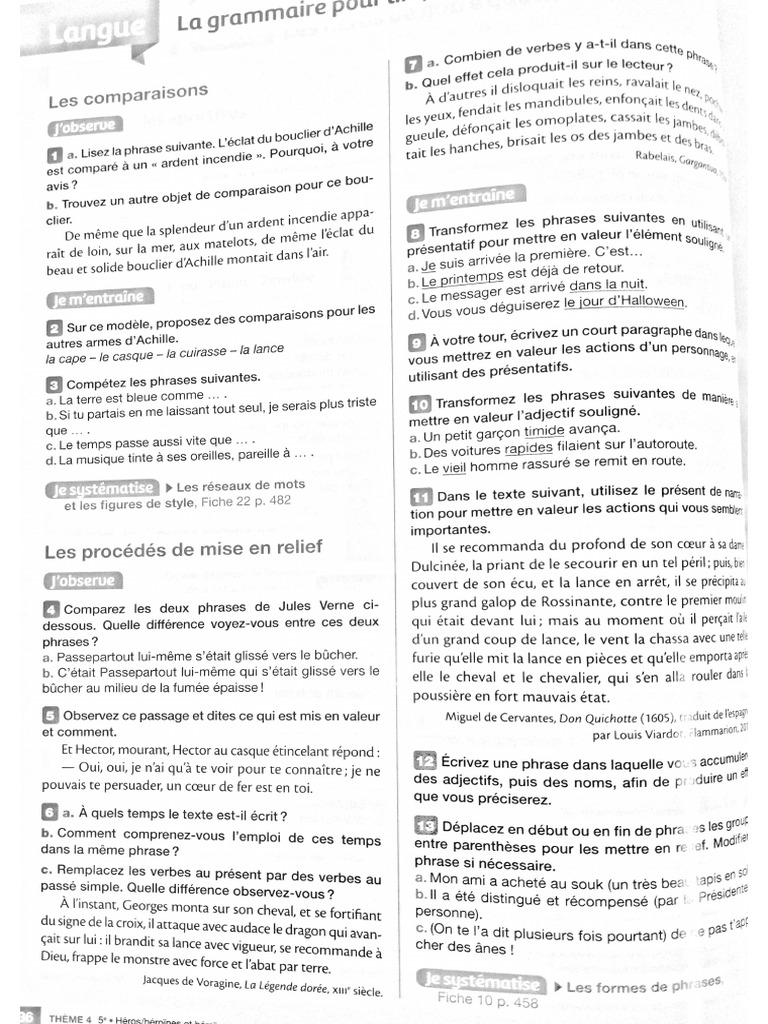 Les Comparaisons | PDF