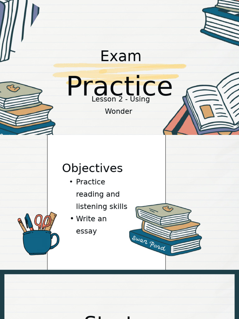 Exam Practice L2 - Wonder | PDF | Verb | Noun