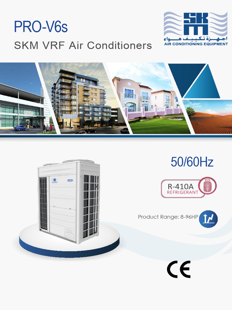 PRO-V6s: SKM VRF Air Conditioners | PDF | Air Conditioning | Heat Exchanger