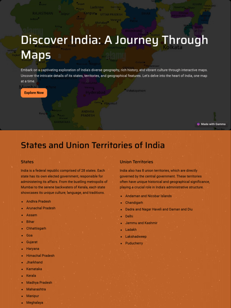 India: A Journey Through Maps | PDF | Earth Sciences | Physical Geography