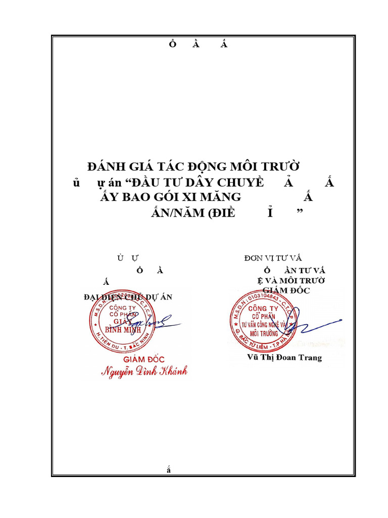 DTM Giay Binh Minh | PDF