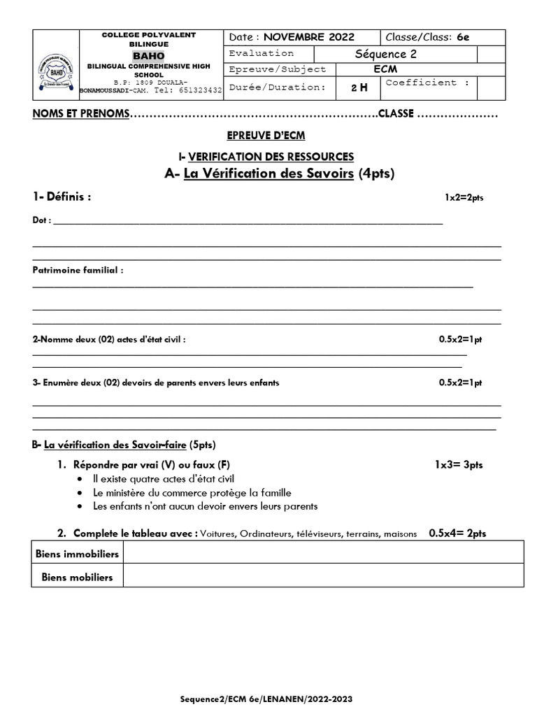 ECM 6e Seq 2 | PDF | Évolution de carrière | Affaires