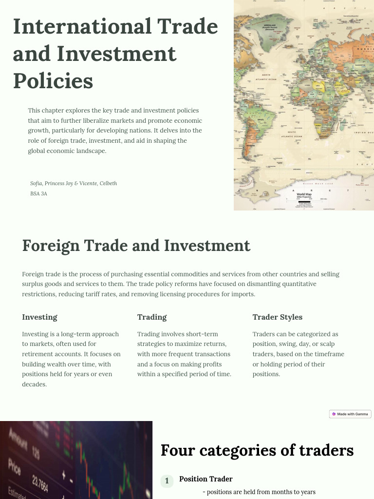 Chapter 7 International Trade and Investment Policies | PDF | General ...