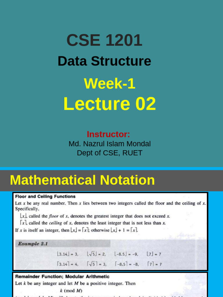 Lect 02 Cse1201 Introduction Pdf Algorithms Computational Complexity Theory