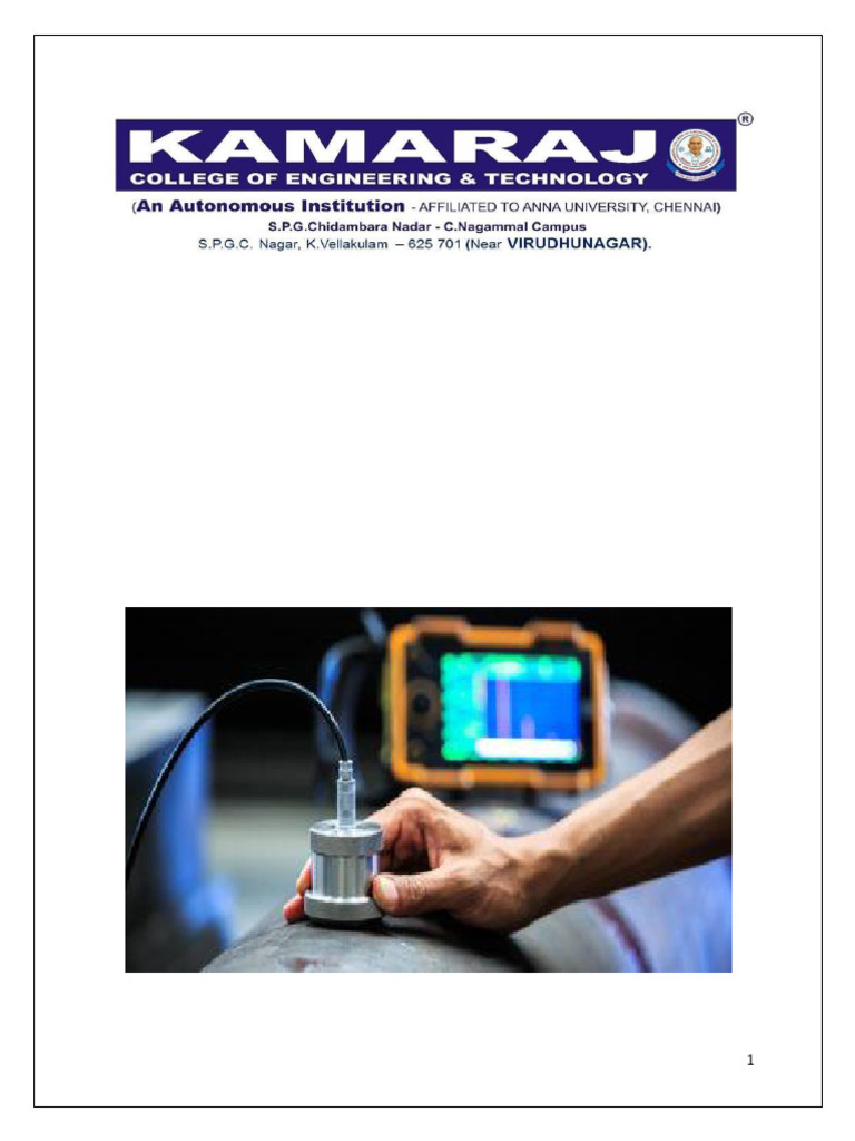 PH2101-UNIT-I Ultrasonics | PDF | Ultrasound | Soldering