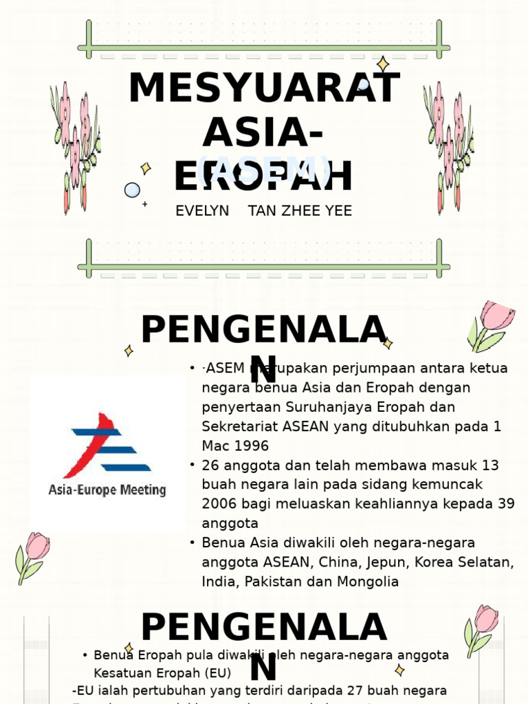 Asem, G-20, Lid | PDF