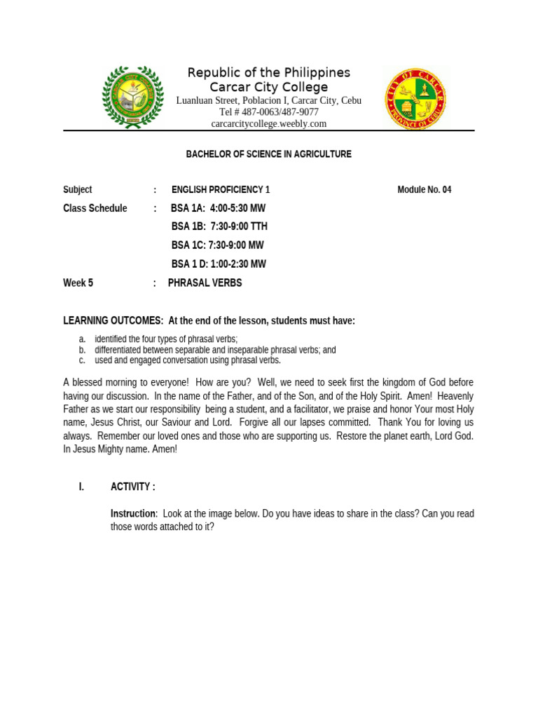 Epro 1 Mod 4 | PDF | Verb | Syntax