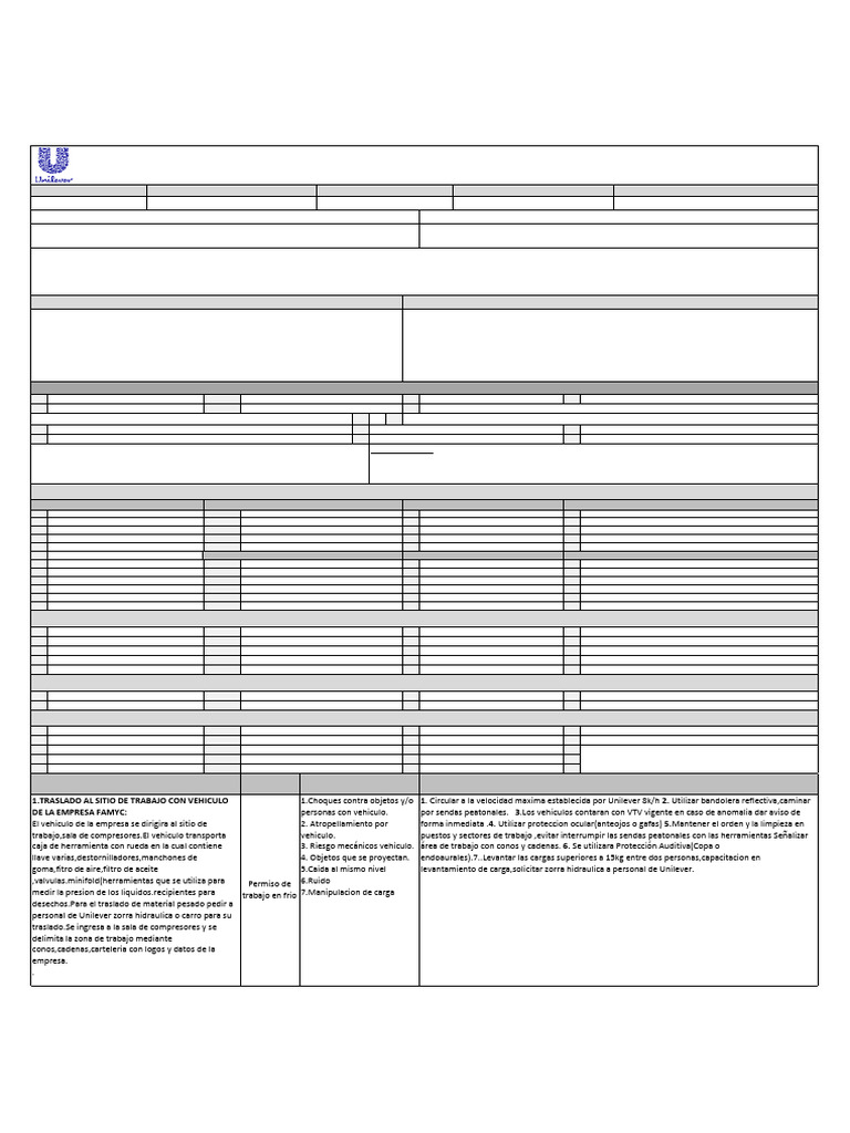 Aro Famyc Unilever 2024 Editado | PDF | Guante