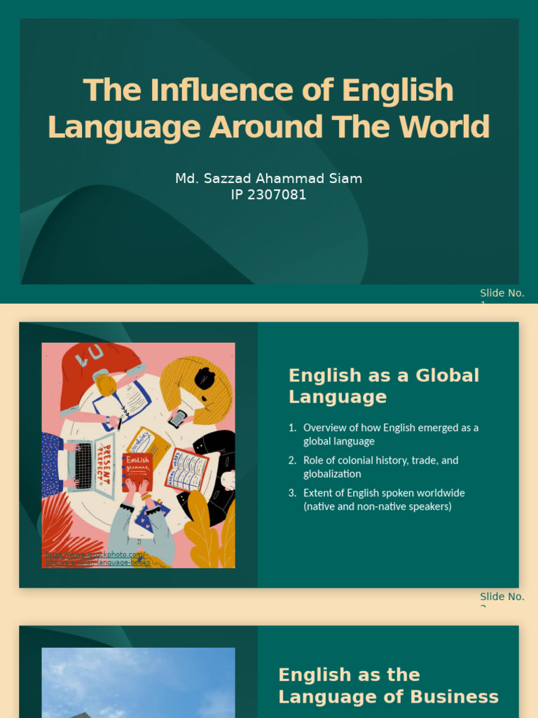 English Presentation Siam 081 | PDF | English Language | Linguistics