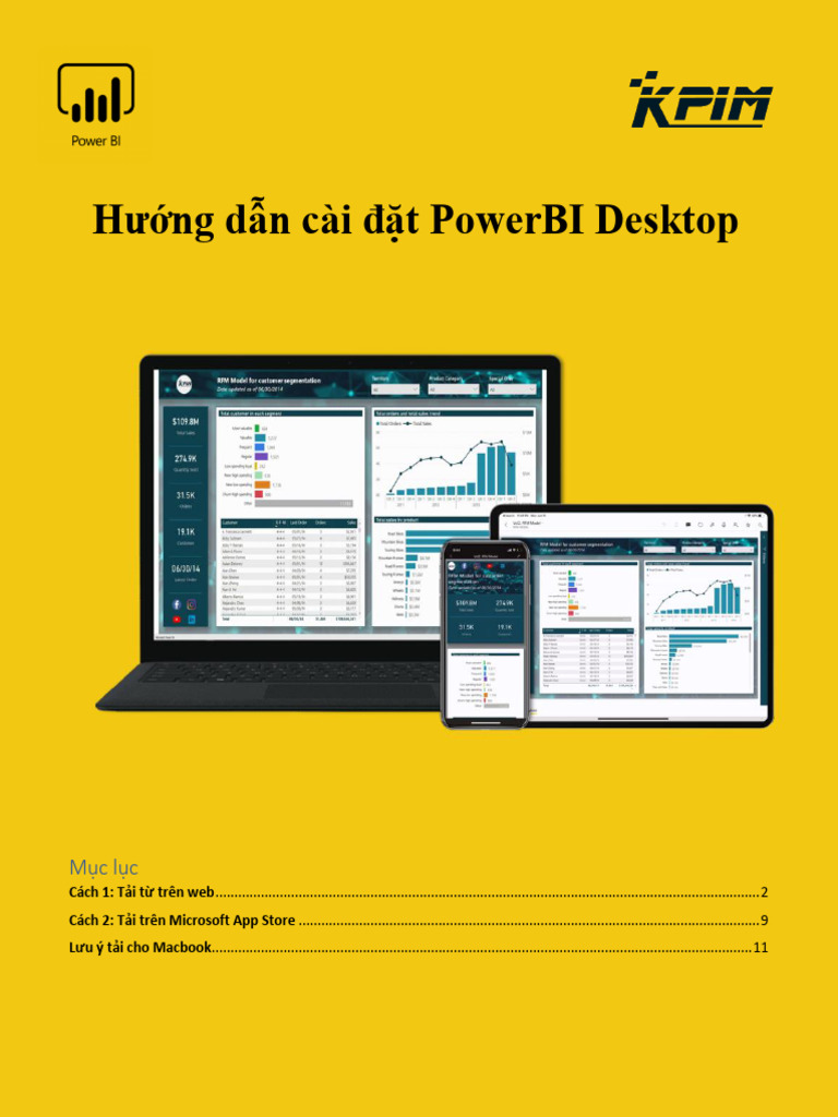 2. Hướng dẫn cài đặt Power BI Desktop | PDF