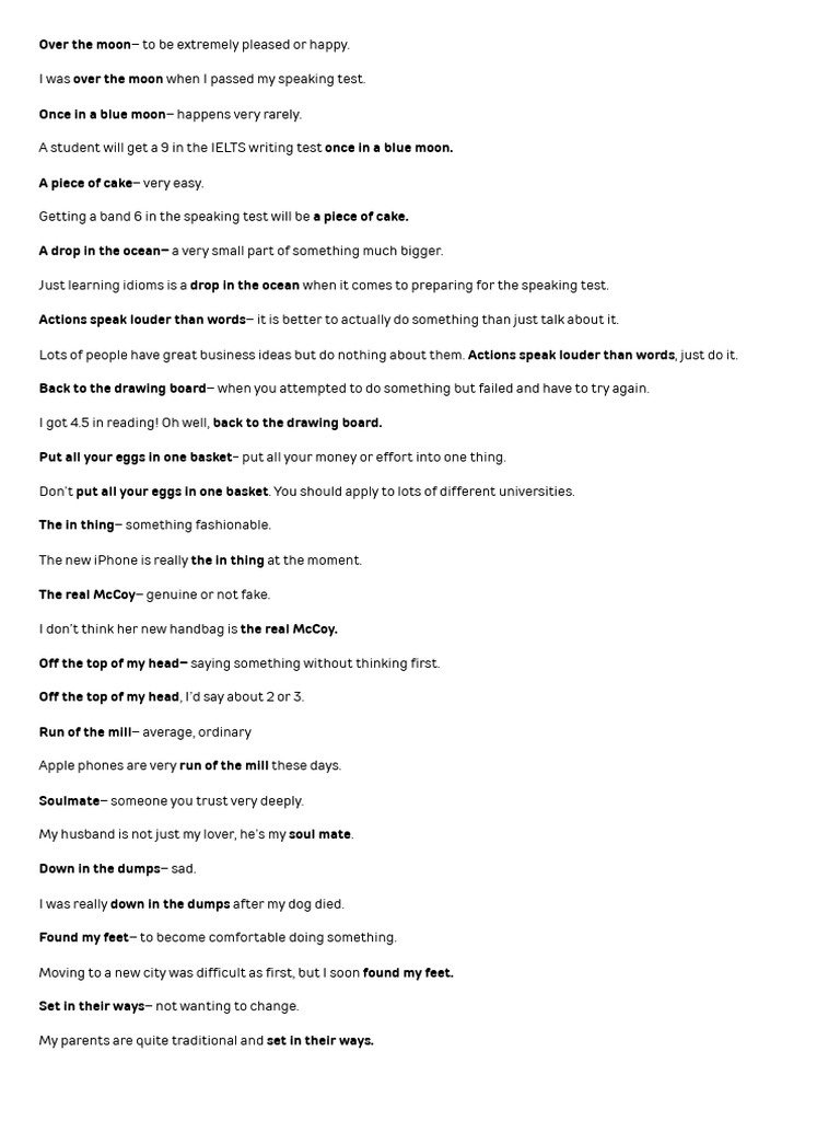 S - Idioms For Speaking-3.docx - 20241108 - 135458 - 0000 | PDF