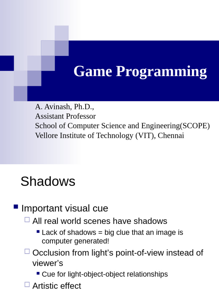 3.2 Shadows | PDF | Rendering (Computer Graphics) | Texture Mapping