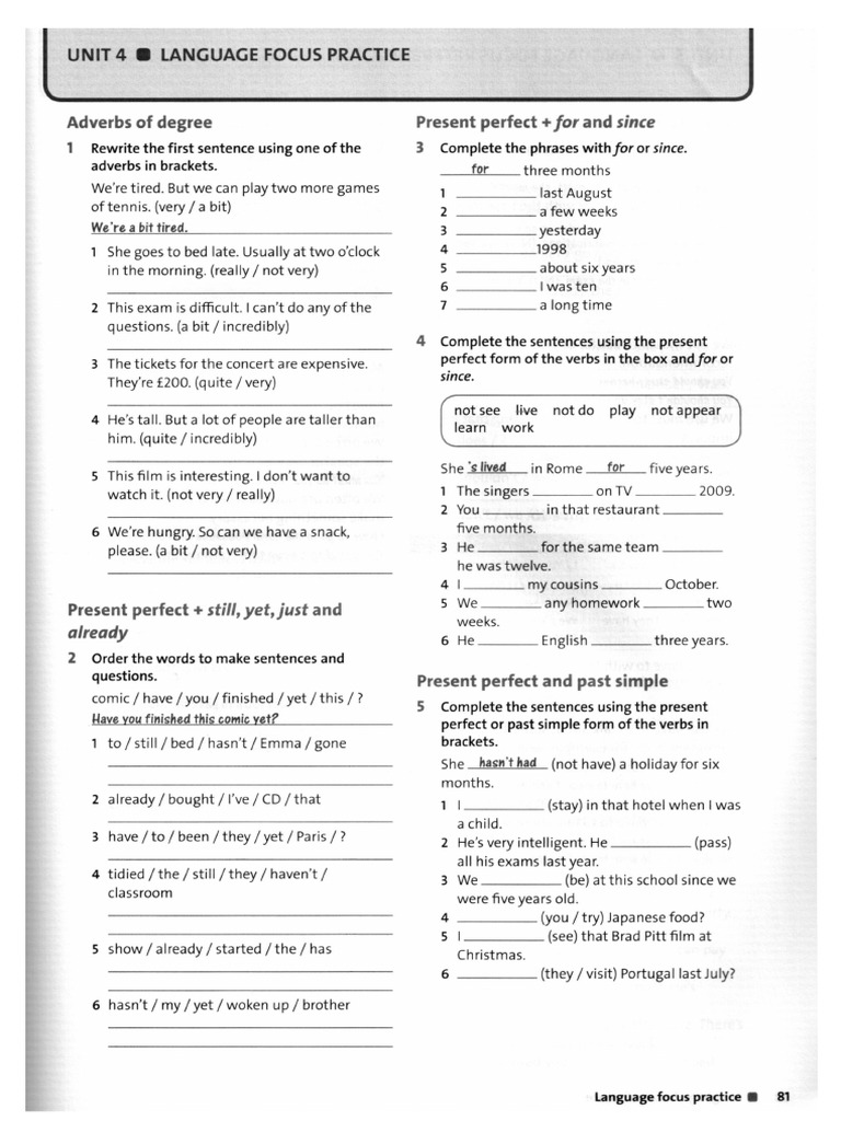 English Plus 3 Workbook Unit 4 Test | PDF