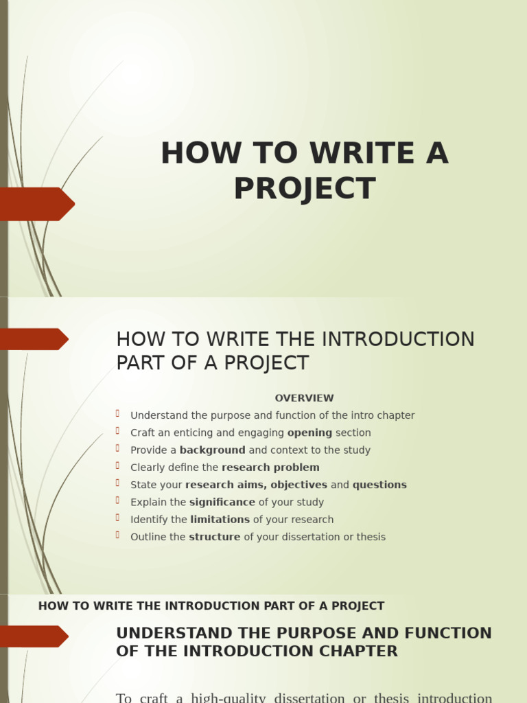 Thesis Introduction Guide | PDF | Methodology | Experiment