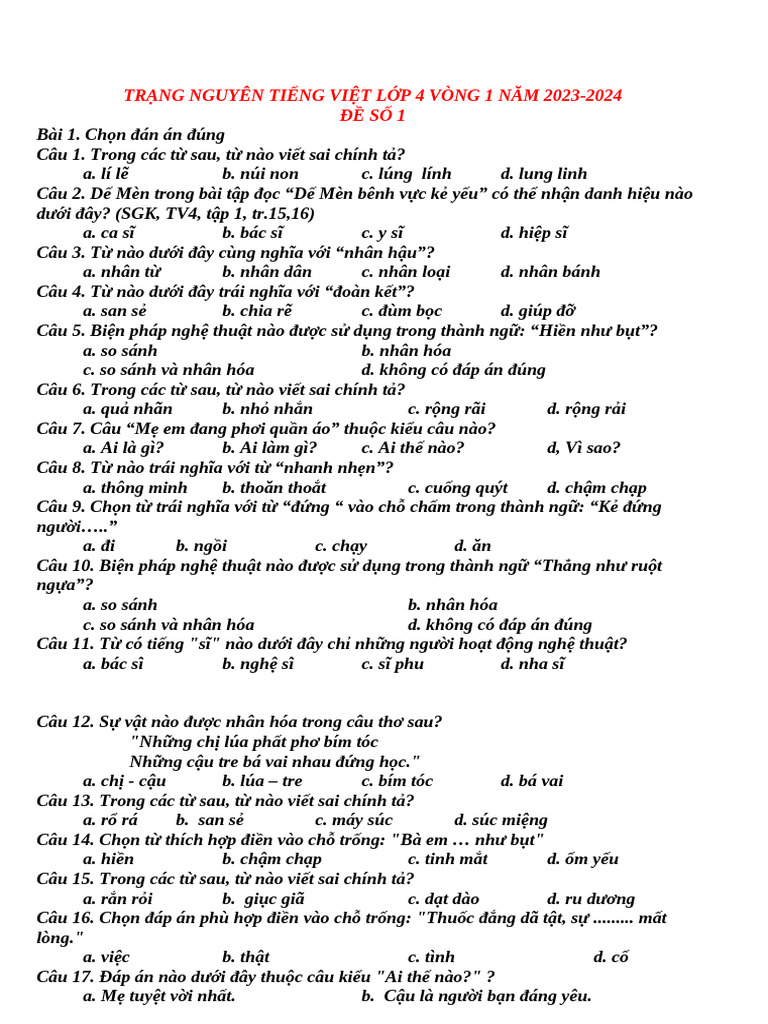 TR NG Nguyên TV 4 | PDF
