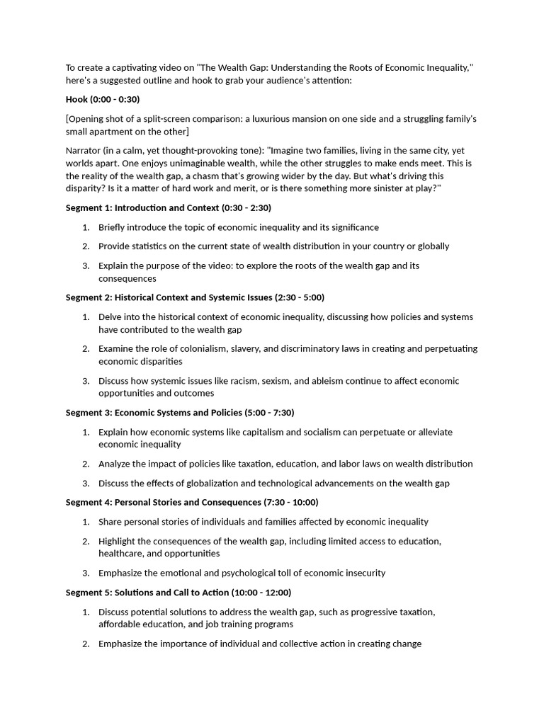 ECONOMIC INEQUALITY | PDF | Economic Inequality | Discrimination & Race Relations