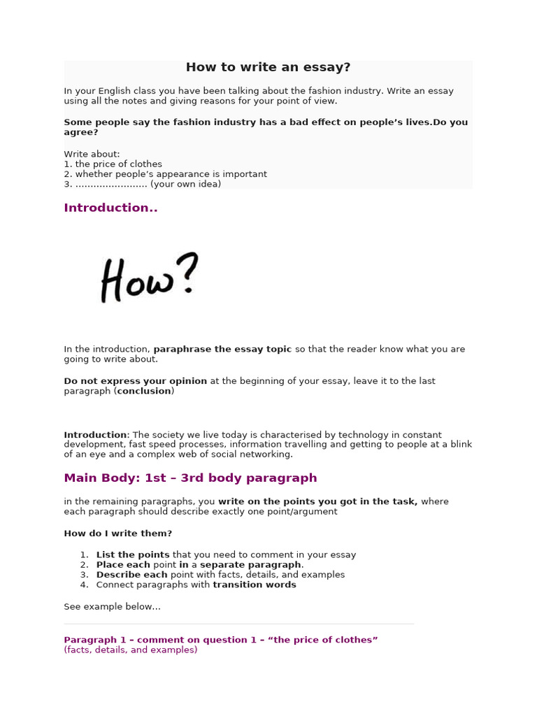 How To Write An Essay | PDF | Essays