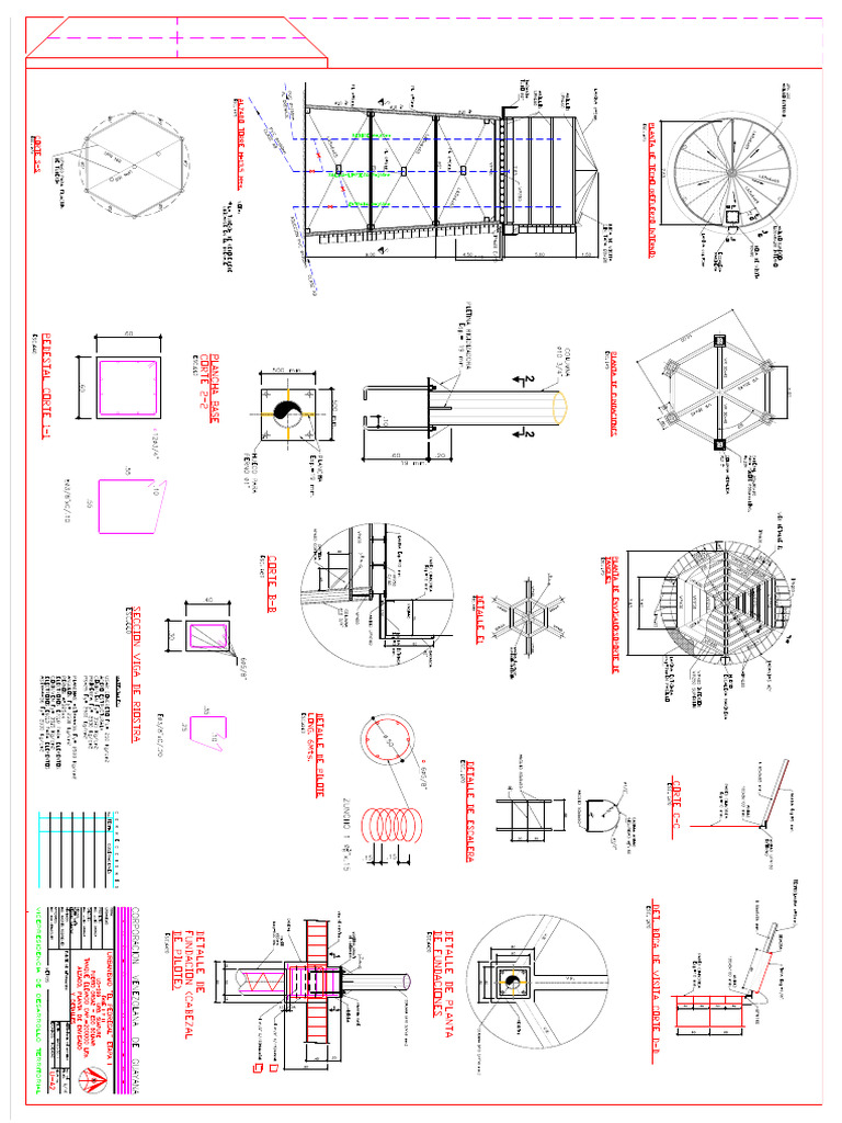 Tanque Elevado y Detalles-Tanque Elevado | PDF