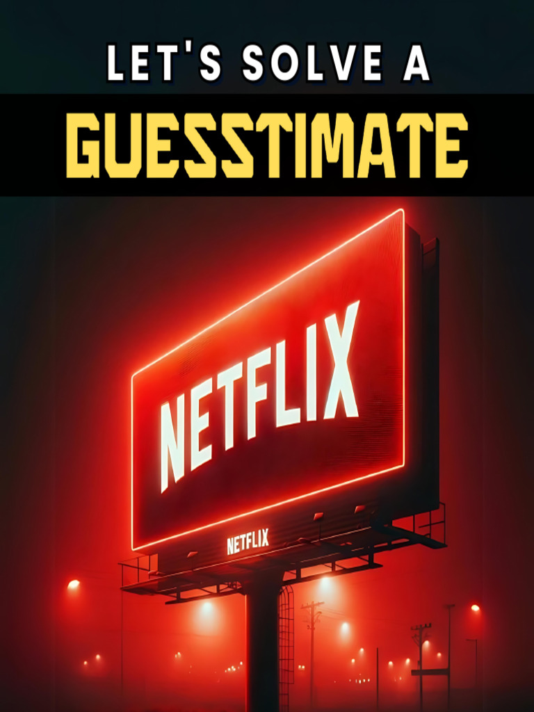 Let's Solve A Guesstimate-5 | PDF | Subscription Business Model