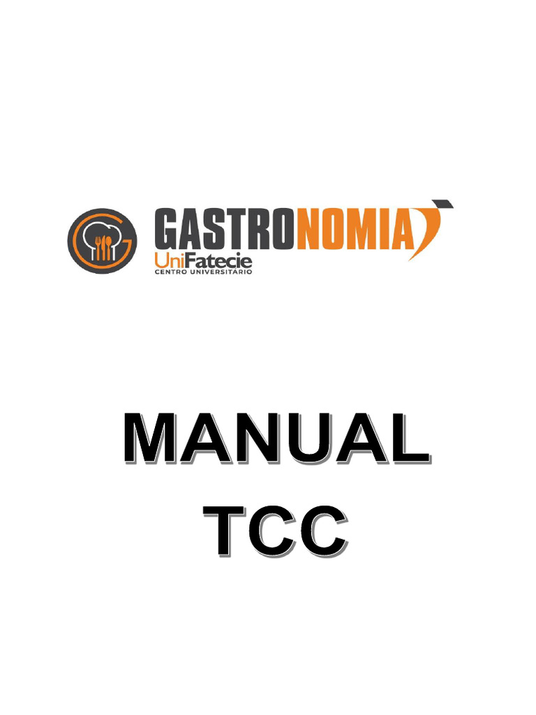 Manual do TCC para Gastronomia | PDF | Abstract (resumo)