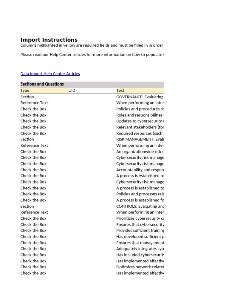 Cyber Audit Self Assessment Audit Form | PDF | Boolean Data Type ...