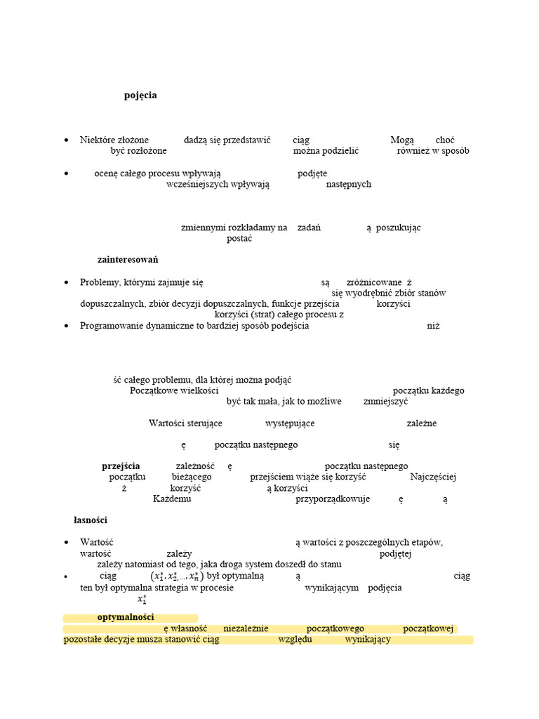 Programowanie Dynamiczne | PDF