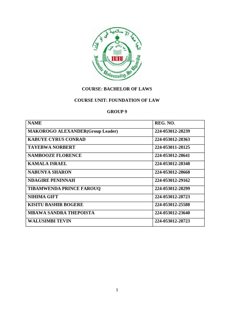 Group9 Assigment Introduction4 | PDF | Precedent