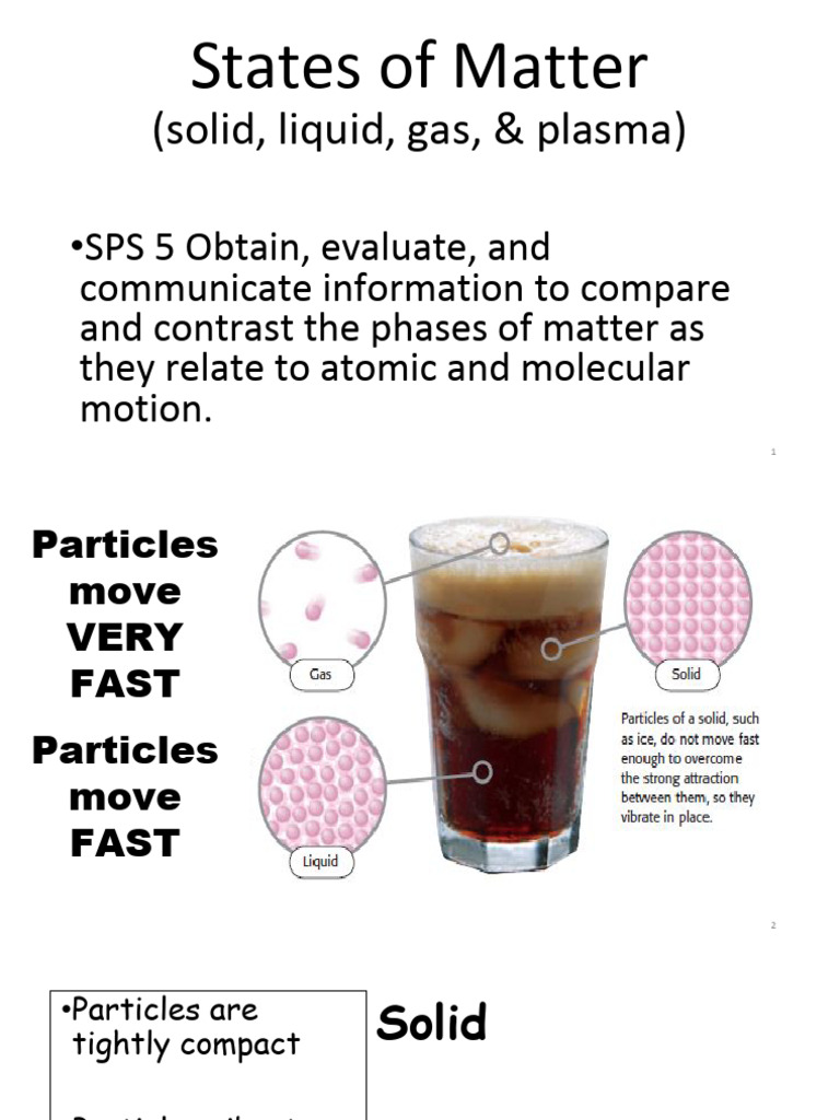 Understanding States of Matter | PDF | Liquids | Gases