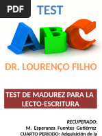 MANUAL DE APLICACIÓN Test - ABC - de - L - Filho | PDF