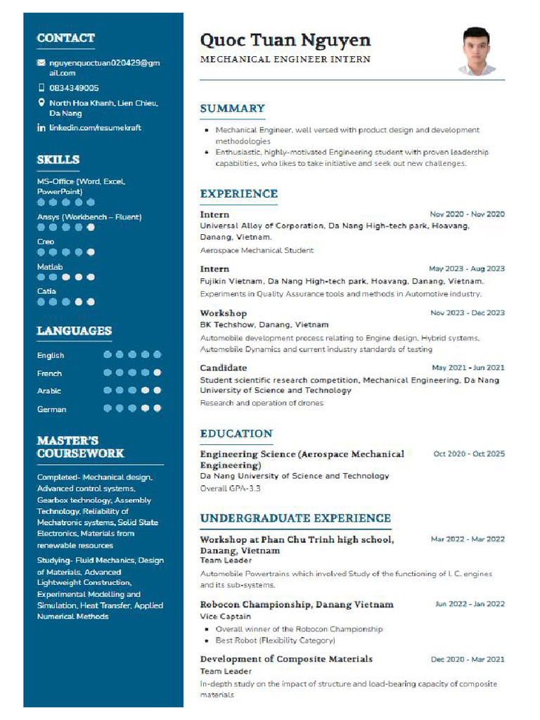 CV Internship | PDF