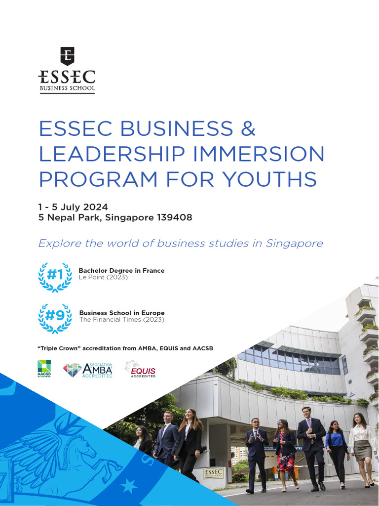 ESSEC Business & Leadership Summer Camp | PDF | Business Model ...
