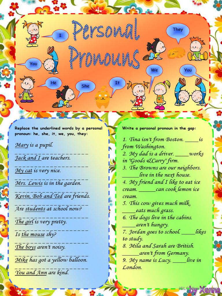Personal Pronouns-2 | PDF
