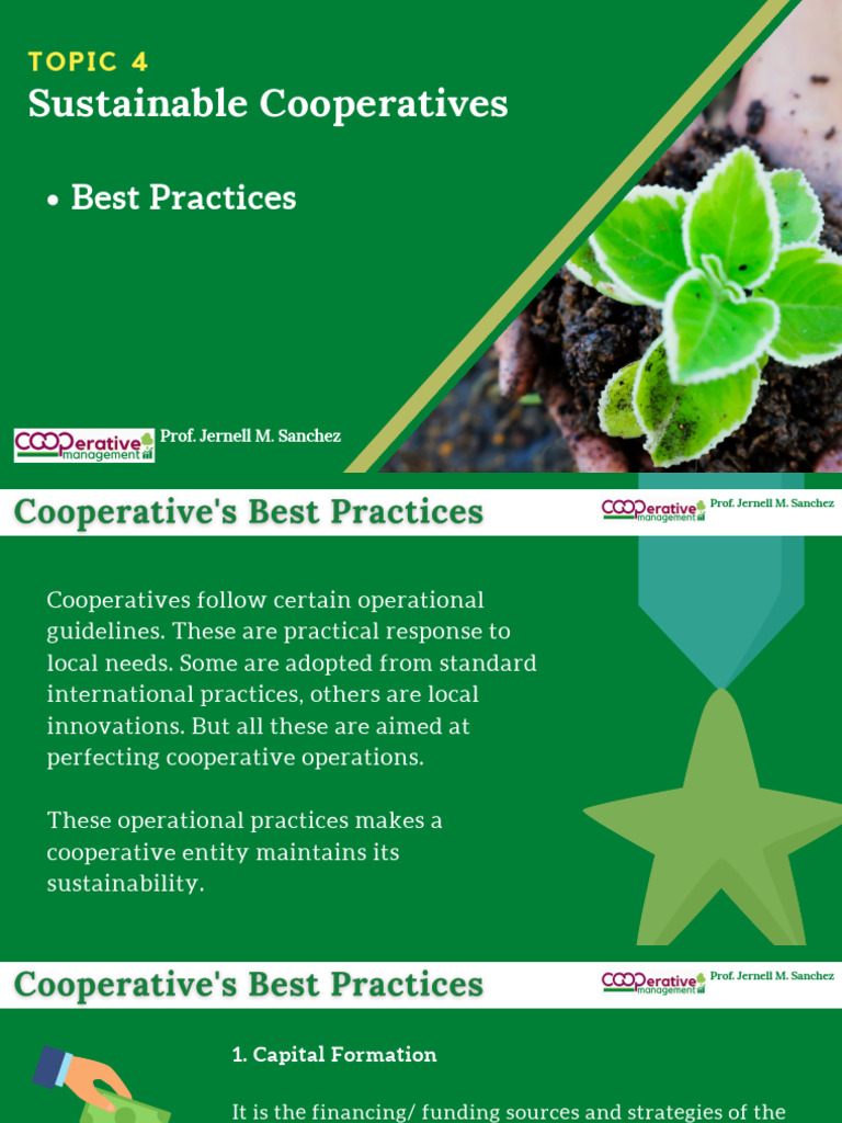Cooperative Management Module 3 | PDF | Cooperative | Business Economics