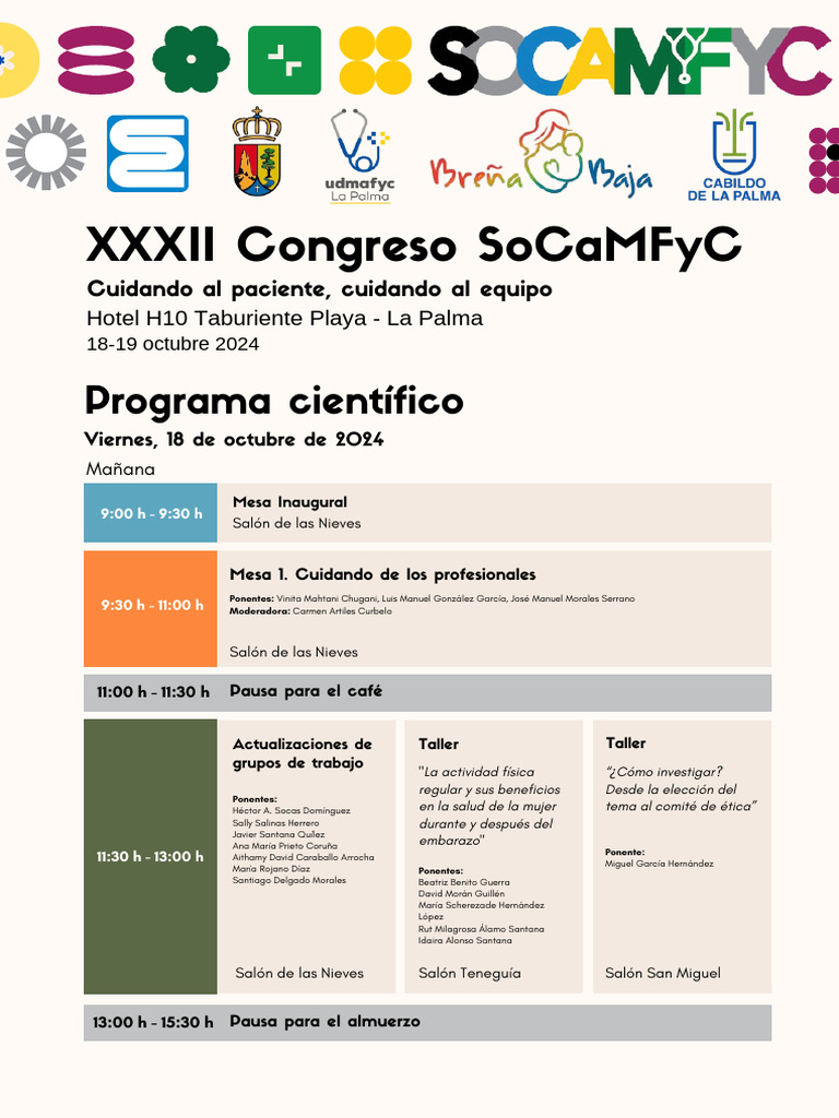 Programa XXXII Con Ponentes 5 | PDF