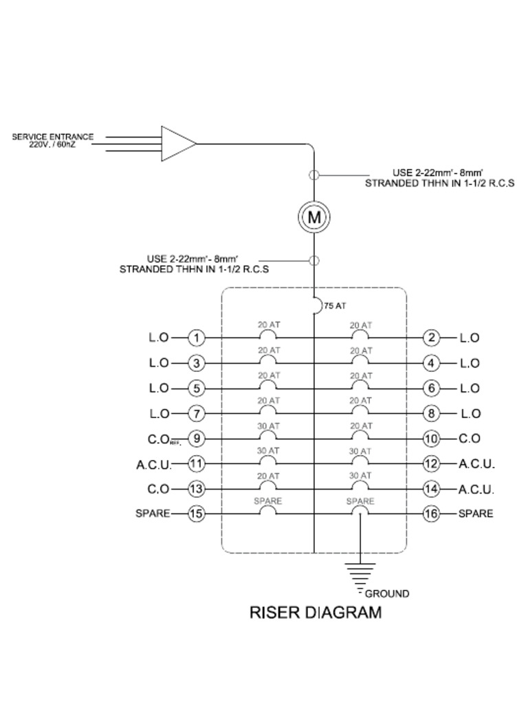 BT - Riser Diagram | PDF