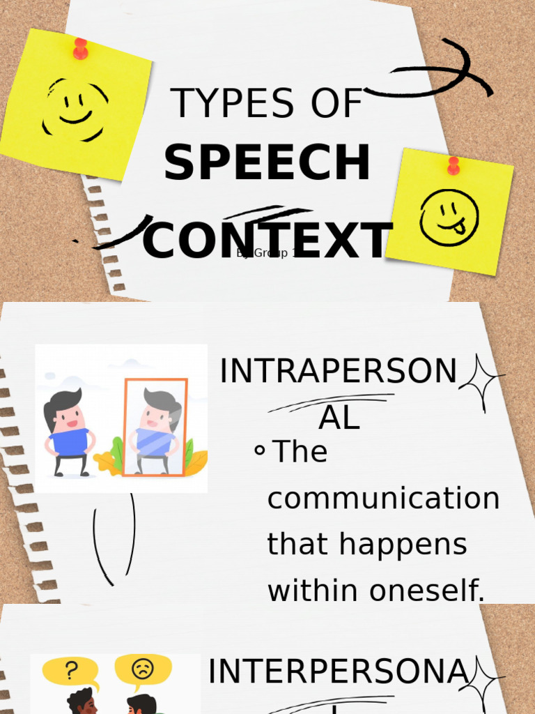 Types of Speech Context | PDF