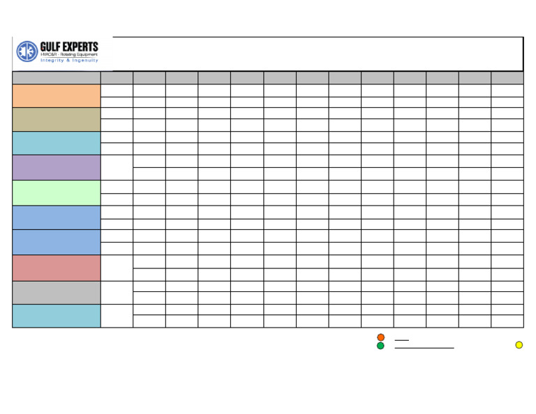 Gulf Experts 2024 Training Schedule | PDF