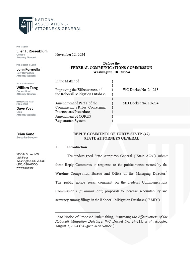 FCC Robocall Mitigation Letter | PDF | Federal Communications ...